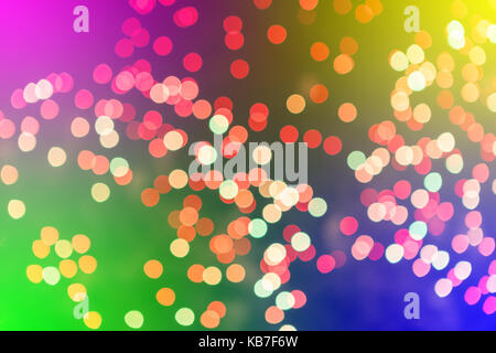 Bright, pink fireworks against the background of the night sky. High ...