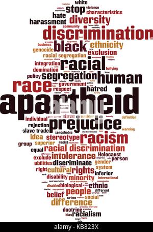 Racial segregation concept word cloud background Stock Photo: 100759842 ...