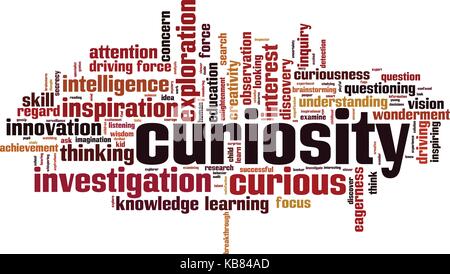 Curiosity word cloud concept. Vector illustration Stock Vector Image ...