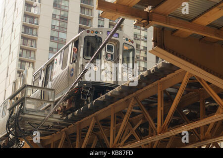 The L train - Chicago Transit Authority in Chicago Stock Photo - Alamy