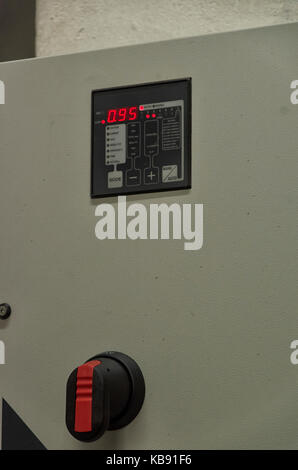 View of a graphic display of a reactive power regulator Stock Photo - Alamy
