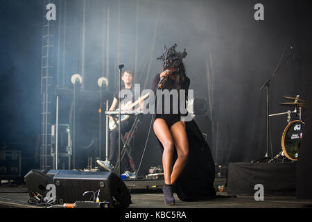 The British soul singer and songwriter Lulu James performs a live ...