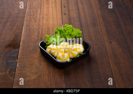 colourful raw fishball Stock Photo - Alamy