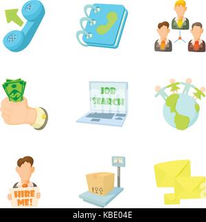 Incorporation icons set, cartoon style Stock Vector Image & Art - Alamy