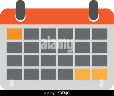 calendar with blank dates icon image Stock Vector Image & Art - Alamy