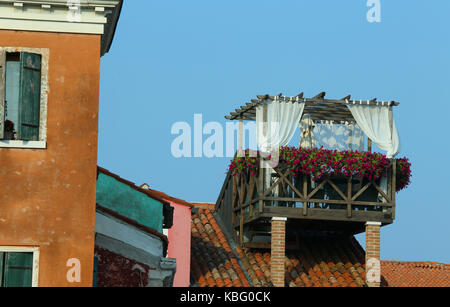 Altana - The Venetian roof terrace Stock Photo - Alamy