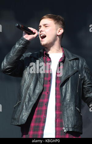 Joe Woolford performing at Eirias Stadium Colwyn bay Wales Stock Photo ...