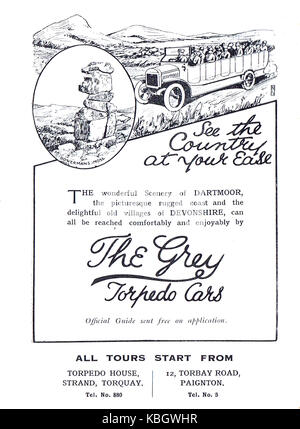 Vintage Charabanc, Torquay, England Stock Photo - Alamy