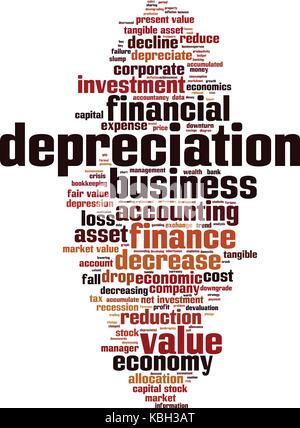 Devaluation word cloud concept. Vector illustration Stock Vector Image ...