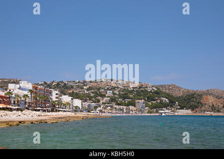 Javea Valencia spain costa blanca beach sea front port Stock Photo - Alamy
