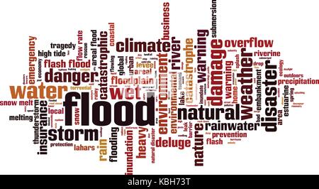 Flood word cloud concept. Vector illustration Stock Vector Image & Art ...