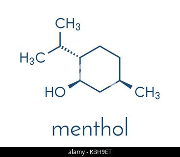 Skeletal formula of Menthol. Chemical molecule Stock Vector Image & Art ...