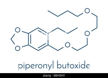 Piperonyl butoxide (PBO) pesticide synergist molecule. Increases potency of insecticides by ...