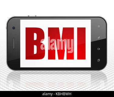 Medicine concept: Smartphone with BMI on display Stock Photo - Alamy