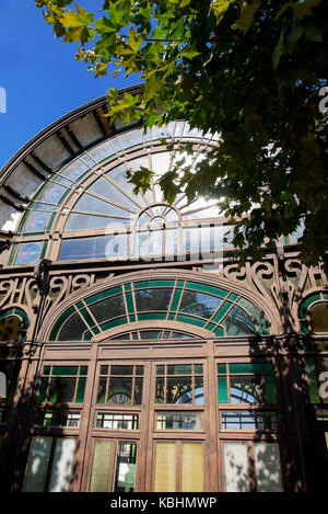 General view of the original Cachat spring building, Evian-les-Bains ...