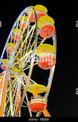 State fair carnival midway at night Stock Photo - Alamy