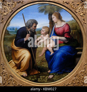 Raphael The Holy Family with a Palm Tree Stock Photo - Alamy