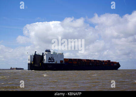 ACL container ship at Liverpool Stock Photo - Alamy