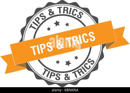 tips & tricks vintage stamp. tips & tricks sign Stock Vector Image ...