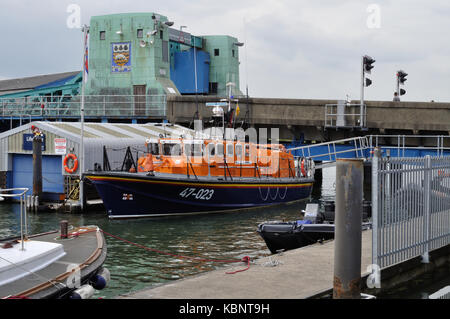 RNLI Poole Lifeboat Station, Poole, Dorset Stock Photo - Alamy