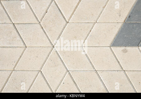 Gray Concrete Rhomboid Shape Paving Stone Texture. Sidewalk Background ...