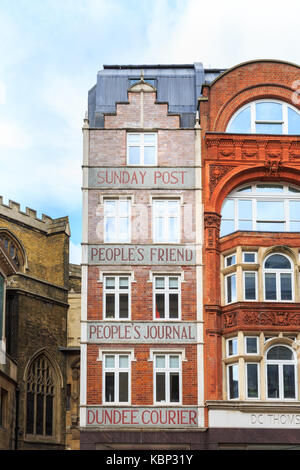 Old Newspaper Building, Fleet Street, London, England Stock Photo - Alamy