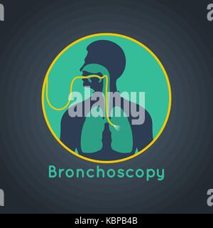 Bronchoscopy vector logo icon illustration Stock Vector Image & Art - Alamy