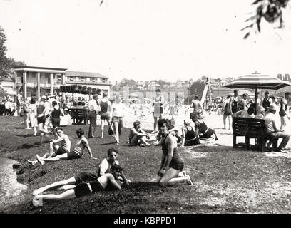 1921 Old Cedar Beach Pool and Poolhouse Allentown PA Stock Photo - Alamy