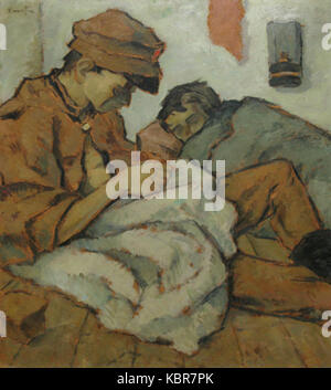 'La lumina lampii' by Nicolae Tonitza is a Romanian painting that ...