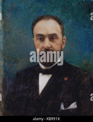 Léon-Joseph Florentin Bonnat (1833-1922). "Victor Hugo on his deathbed ...