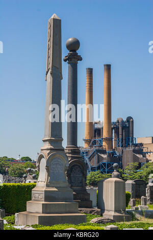 Mount Zion Cemetery Maspeth Queens New York City Stock Photo - Alamy