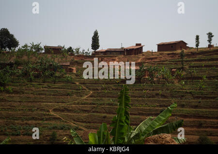 Rural Village on a Hill, Rwanda Stock Photo - Alamy