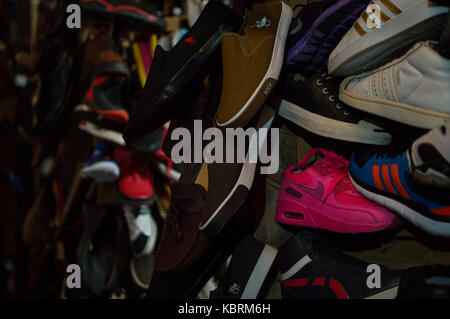 Shoes at Kimironko Market in Kigali, Rwanda Stock Photo - Alamy