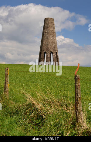 The Daymark Tower on the headland above the entrance to the Dart ...