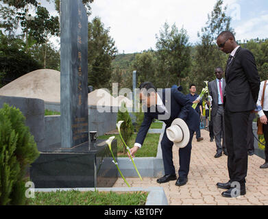 Rulindo, Rwanda. 30th Sep, 2017. Chinese Ambassador to Rwanda Rao ...