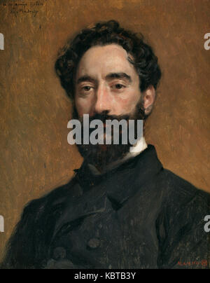 This artwork, 'El grabador Bernardo Rico,' by Raimundo Madrazo ...