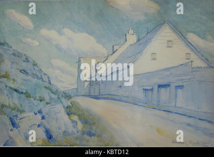 This untitled watercolor painting by Dawson Watson, created in 1901 ...