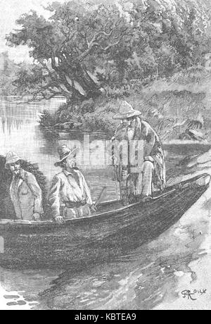 'The Mighty Orinoco' by George Roux is an illustration depicting the ...