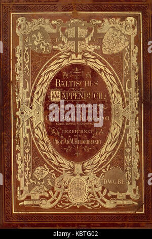 The 'Baltisches Wappenbuch,' or Baltic Heraldry Book, is a collection ...