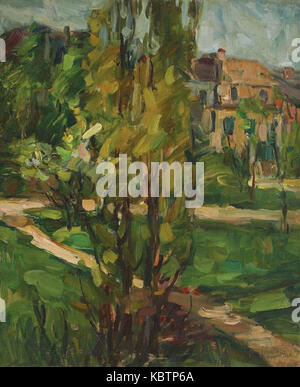 'Peisaj' by Elena Popea is a landscape painting that captures the ...