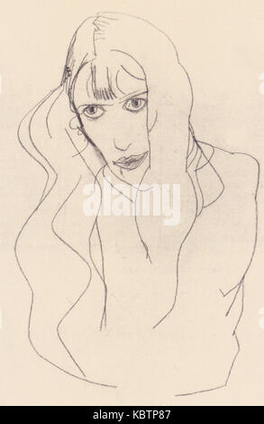 'Frauenbildnis (Wally)' by Egon Schiele is a portrait of a woman ...