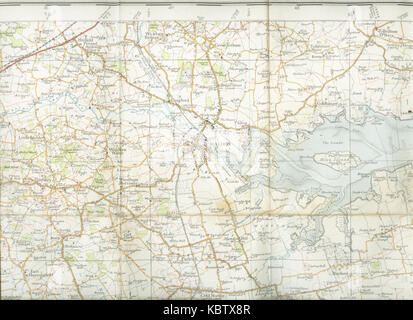 This map from 1936 shows the administrative layout of the Gmina Huszcza ...