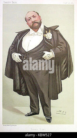 Augustus Harris Vanity Fair 28 September 1889 Stock Photo - Alamy