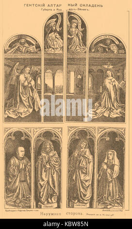 The Ghent Altarpiece, a masterpiece of Northern Renaissance art ...