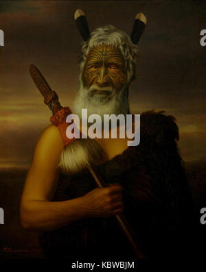 Portrait of Eruera Maihi Patuone Stock Photo - Alamy
