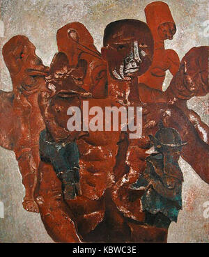 'Tormented Poet' (1929) by Frits Van den Berghe is an expressionist ...