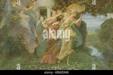 ‘The Marriage of Persephone’ by Henry Siddons Mowbray depicts the ...