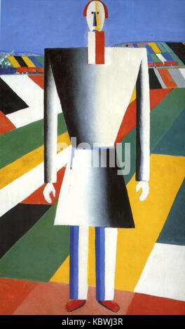 'Peasant in the Fields' depicts a rural figure at work in the fields ...