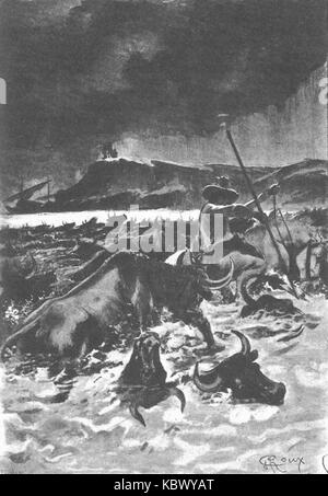 'The Mighty Orinoco' by George Roux is an illustration depicting the ...