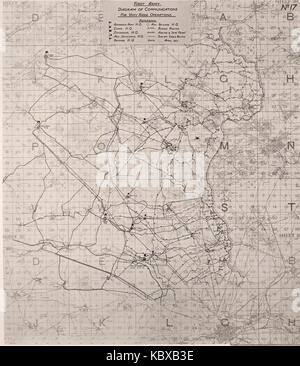 Vintage map of the Battle of Arras Stock Photo - Alamy